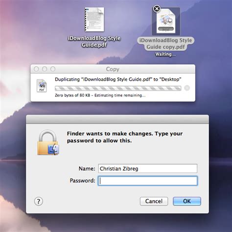 How To Move Files Around In Os X Finder While Maintaining Permissions