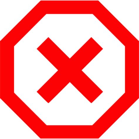 Red Error Icon Free Red Error Icons