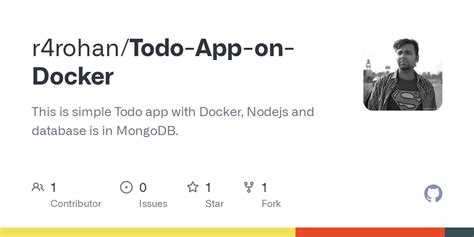 Github R4rohantodo App On Docker This Is Simple Todo App With Docker Nodejs And Database Is