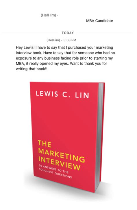 How Lewis C Lin S Marketing Interview Book Inspires Readers Lewis C Lin