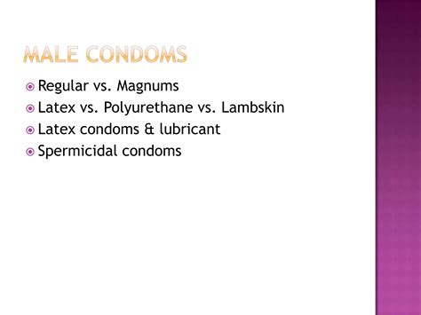 Safer Sex Presentation Pptx