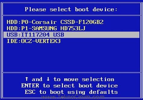 Bios Boot Menu TeknoCinim