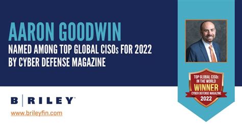 B Riley Financial On Linkedin Top Global Cisos Winners For 2022 11