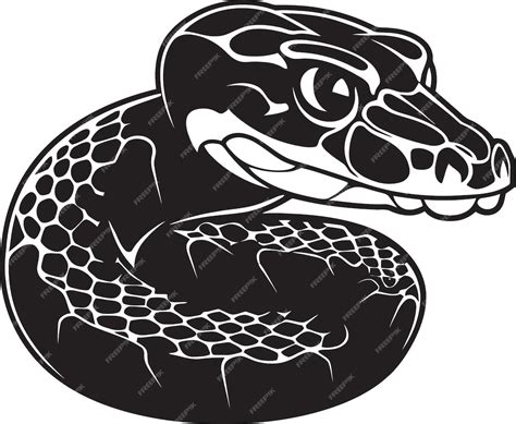 Premium Vector Python And The Art Of Precision Vector Illustration