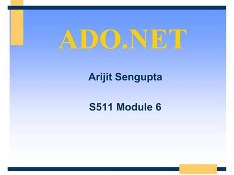 Ppt Ado Powerpoint Presentation Free Download Id1010001