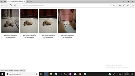 HTML HTML Tutorial How To Create Image Gallery In Html