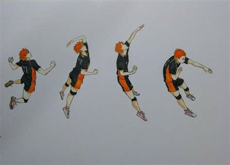 Haikyuu Hinata Spike By Danielarosaviolin On Deviantart