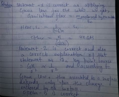 This Question Contains Statement And Statement Of The Four Choices Given After The