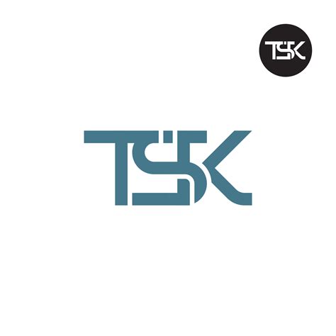 Letter Tsk Monogram Logo Design 36127415 Vector Art At Vecteezy