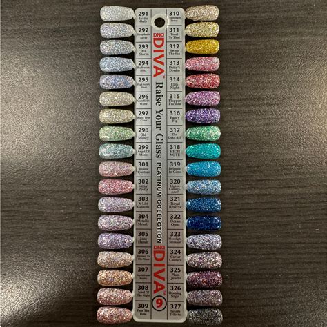 Dnd Diva Raise Your Glass Platinum Collection Dtk Nail Supply