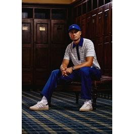 Ludvig Aberg White Navy Stripe Polo Tpc Sawgrass 2026