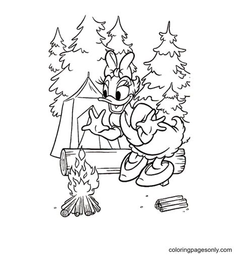 Daisy Duck Coloring Pages 1 Printable For Free Download