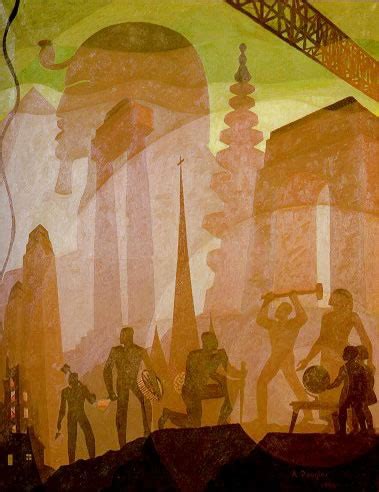 Harlem Renaissance Building More Stately Mansions By Aaron Douglas