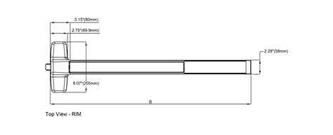 UL Rated Panic Bar Attachments For Standard Heights Zhongshan Keyman Locks Proudcts Ltd