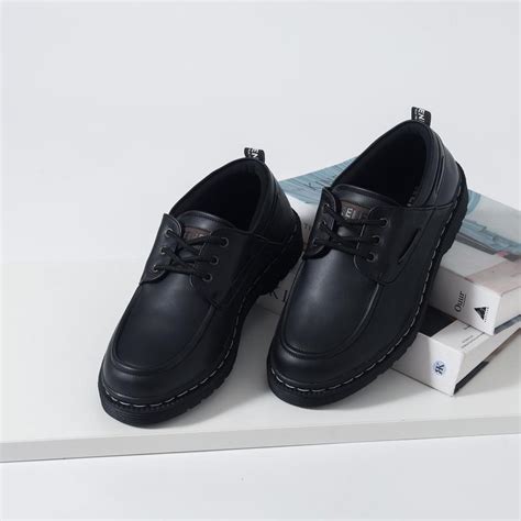 Kenfa Loren Black Sepatu Formal Pria Wanita Casual Kerja Kantor