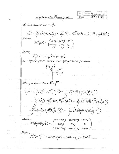Handout Solutions For Homework 12 Theoretical Dynamics Phy 5246 Docsity