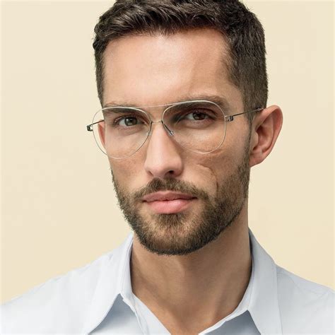 Lindberg Glasses Aviator Eyeglasses For Men Aviator Glasses Men