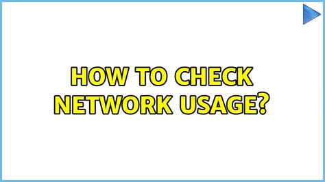 Ubuntu How To Check Network Usage Youtube