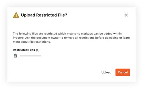 how are locked or restricted pdf files handled in the document