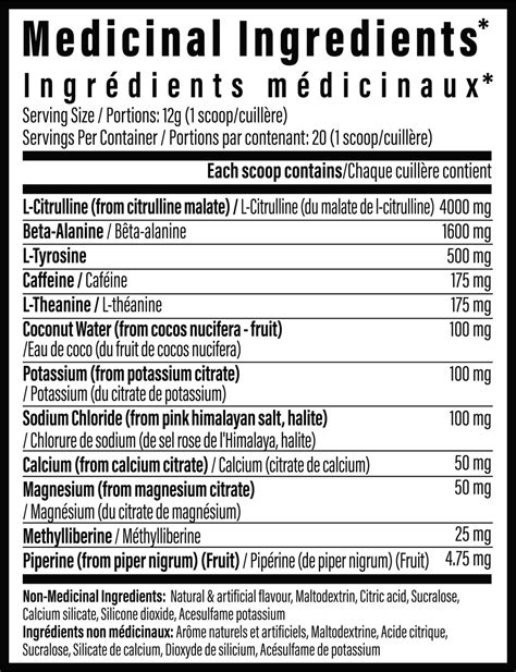 Batch 27 Lite Pre Workout Tc Nutrition Canada Expect Results