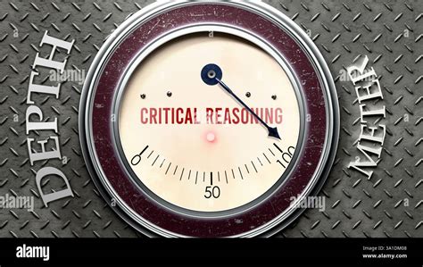 Critical Reasoning And Depth That Is Hitting A Full Scale Showing A Very High Level Of Critical