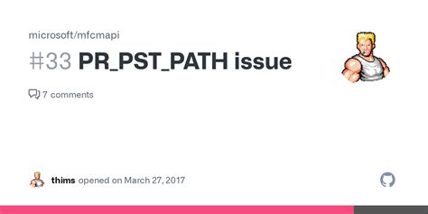 Pr Pst Path Issue · Issue 33 · Microsoft Mfcmapi · Github
