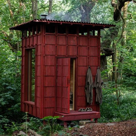 Built Works Creates Drying Shed Sauna In East Sussex Woodland