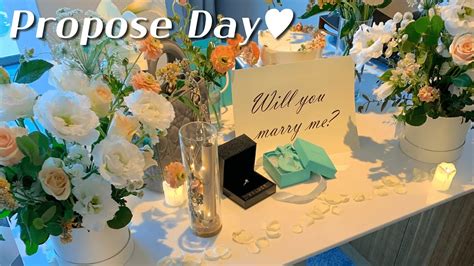 4k 결혼준비vlog 프로포즈 받았습니다🤍 호텔프로포즈 프로포즈브이로그 Youtube