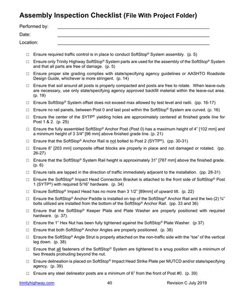 Alaska Assembly Inspection Checklist Fill Out Sign Online And Download Pdf Templateroller