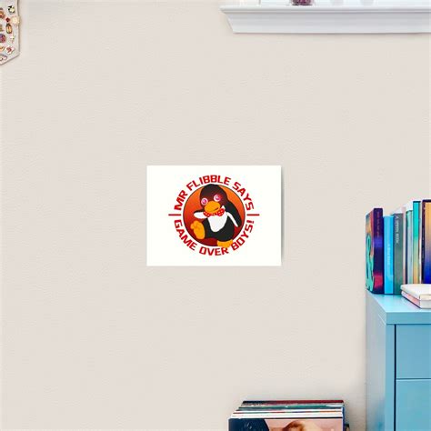 Mr Flibble Art Print For Sale By Hackers Redbubble