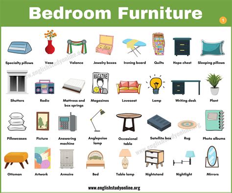Furniture Types For Bedroom At Jay Estes Blog