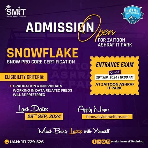 Saylanimassittraining Saylaniwelfaretrust Advancedlearning Snowflake Dateengineering