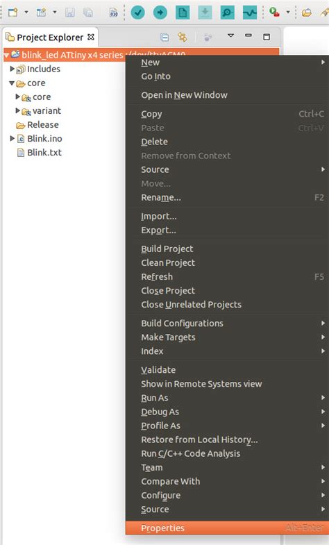 ATtiny As Arduino With Eclipse The Impossible Code