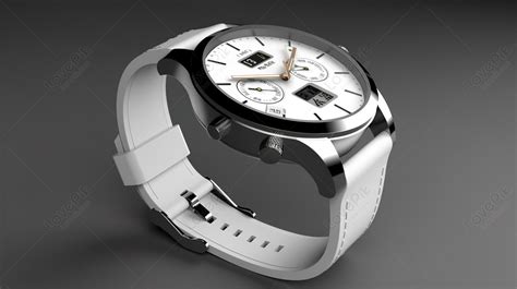 흰색 색상의 스마트 시계의 3d 렌더링 흰색 상의 배경 똑똑한 배경 3d 렌더링 배경 이미지 Hd 흰색 상의 똑똑한 3d 렌더링 배경 사진 무료 다운로드