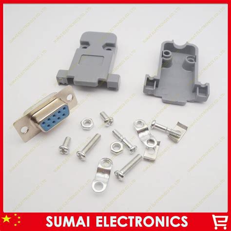 Db9 Female Plug Plastic Shell Female Set Db9 Fem Grandado