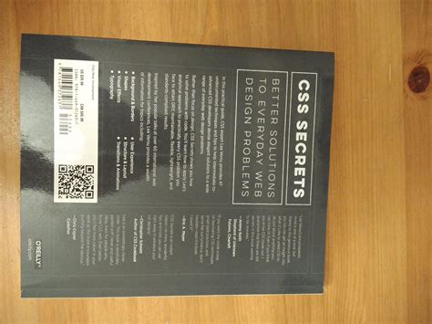 vendo el libro css secrets de lea verou mercadillo domestika