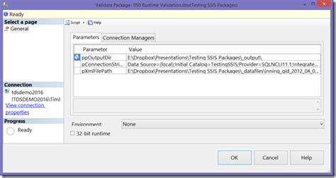 Ssis Package Validation In The Catalog Tim Mitchell
