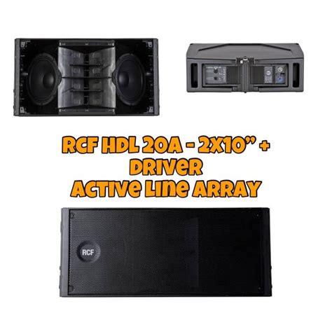 jual rcf hdl 20a active line array speaker 2 x 10 driver