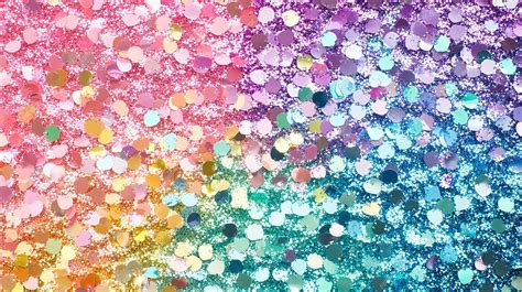 Fancy Rainbow Color Glitter Sparkle Confetti Background Premium Ai Generated Image