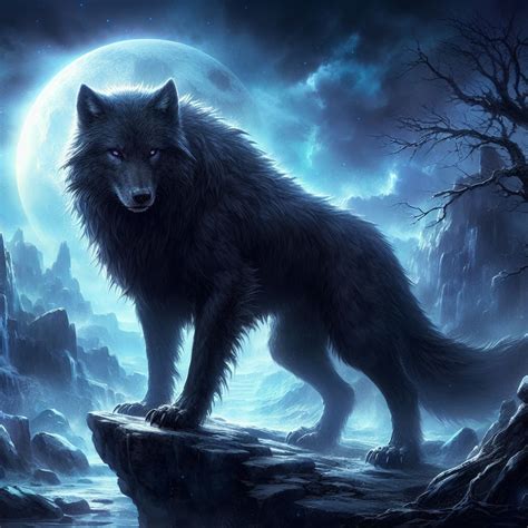 Wolf Picture Fantasy Art Fantastik Kurt Resimleri Fantasy Wolf