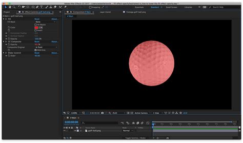 How To Lower After Effects Fill Effects Opacity Without Affecting The