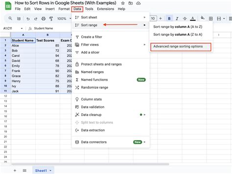 How To Sort Rows In Google Sheets With Examples