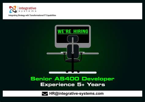 integrative systems on linkedin integrativesystems is hiring position senior as400…