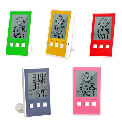 Digital Thermometer Hygrometer Indoor Outdoor Temp Grandado
