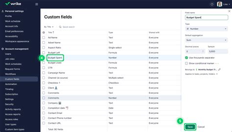 Editing Custom Field Settings Wrike Help Center