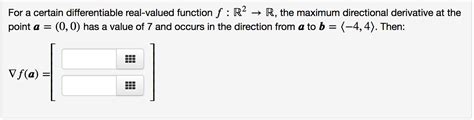 solved for a certain differentiable real valued function f