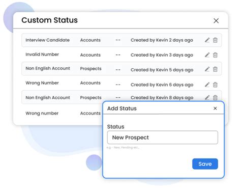Custom Lead Status Outreachly By 500apps