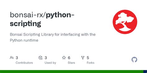 Github Bonsai Rxpython Scripting Bonsai Scripting Library For Interfacing With The Python
