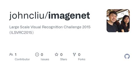 Github Johncliu Imagenet Large Scale Visual Recognition Challenge Ilsvrc