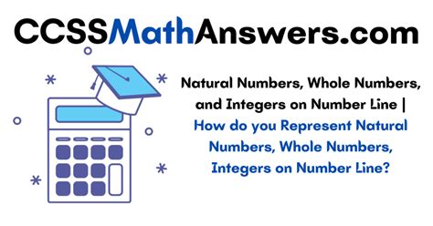 Natural Numbers Whole Numbers And Integers On Number Line How Do You Represent Natural